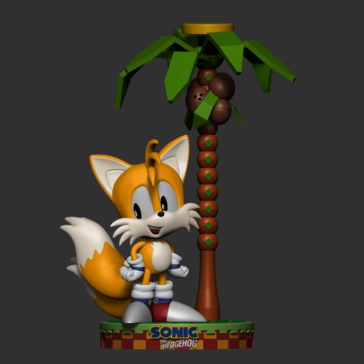 👾 Tails Classic・ 3D File for 3D printing・Cults