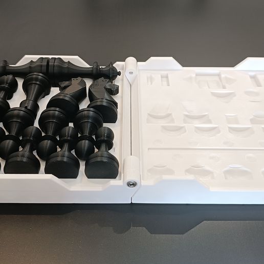 ♟️ Foldable chess board・ STL File for 3D printing・Cults