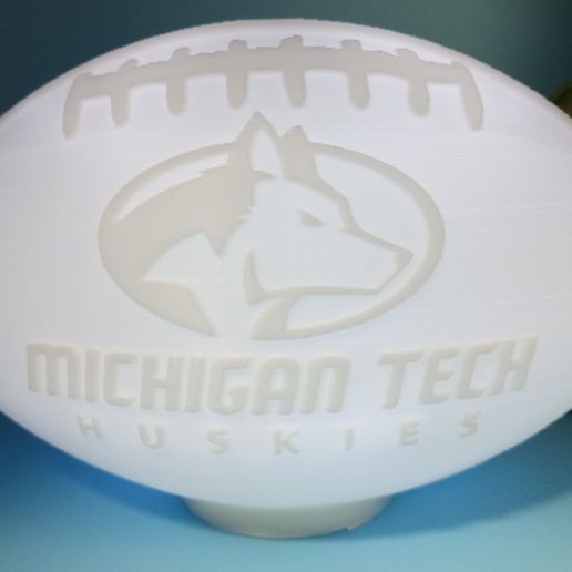 🏈 Michigan Tech Huskies Football Light・Archivo STL para ・Cults