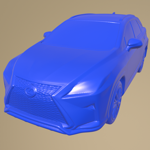STL file Lexus RX F-sport 2019 PRINTABLE CAR IN SEPARATE PARTS 🚗 ・3D ...