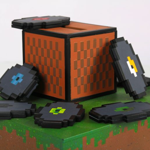 🎵 Minecraft-Inspired Music Box | 3D Printable Prop・ 3D File for 3D ...