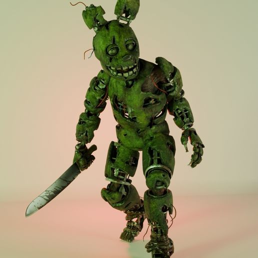 😵 Animatronic Springtrap (Dead by daylight)・ STL File for 3D printing・Cults