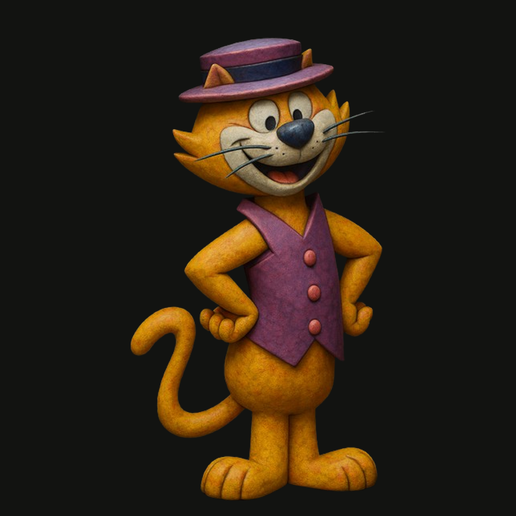 🔝 Don Gato and his Gang (Top Cat)・ STL File for 3D printing・Cults