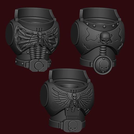 ⚔ Legion of the Damned Torsos・Free STL File for ・Cults