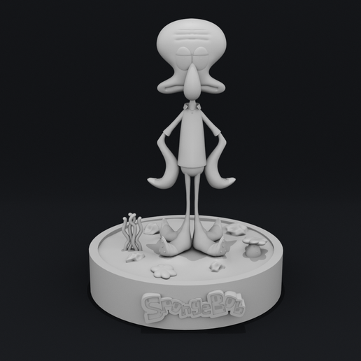 STL file SponeBob - Squidward 🎨 ・3D printing idea to download・Cults