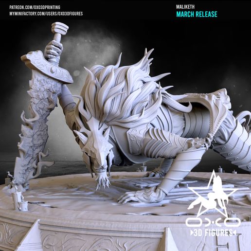 💍 Maliketh Elden Ring・ 3D File for 3D printing・Cults