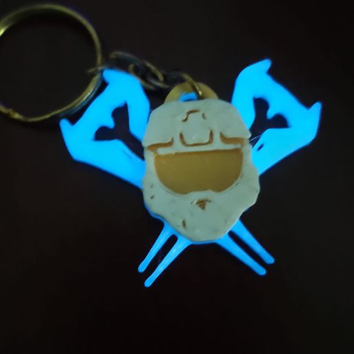 Archivo OBJ Halo Keychain 😇 ・Modelo para descargar e imprimir en 3D・Cults