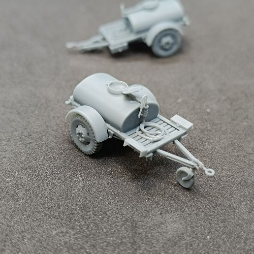🚐 US WW2 Ben Hur Watertank Trailer 1/72・ STL File for 3D printing・Cults