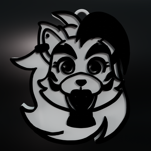 roxanne wolf black background