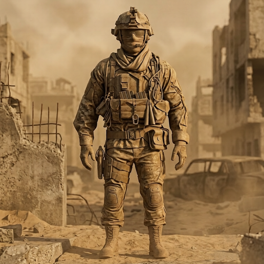 🪖 James Ramirez - MW2 Ranger・ STL File for 3D printing・Cults