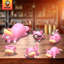 Slowpoke best STL files for 3D printer・116 models to download・Cults