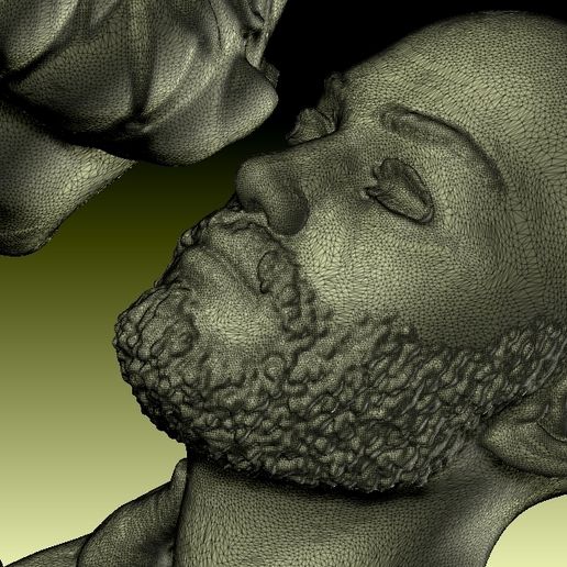 💨 Dash - Embracing Couple – Artistic Nude Sculpture for 3D Printing (STL File)・ STL File for 3D ...