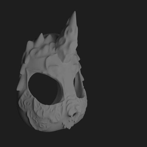 🐉 Kemono fursuit mask・ STL File for 3D printing・Cults