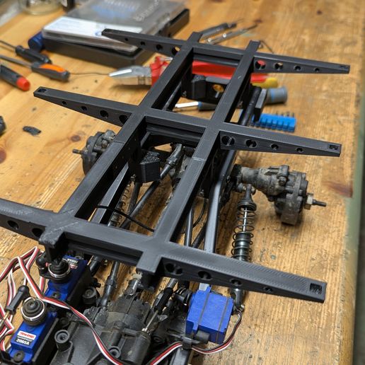 👽 Subframe for TRX4 Jesse CAD Unimog or other trucks・3D Print・Cults