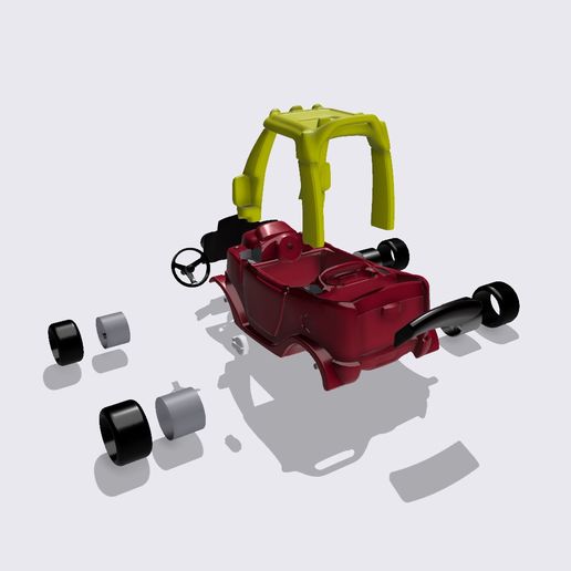 🥵 Little Tikes Custom Hot Rod Truck・ STL File for ・Cults