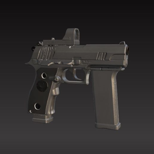 🔫 pistol・ STL File for 3D printing・Cults