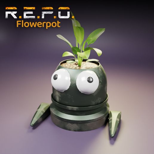 🪴 REPO Flowerpot Flowerpot REPO・ STL File for 3D printing・Cults