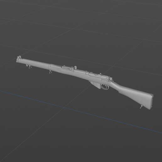 🗺️ British "Enfield" SMLE Mark III rifle 3D model material・ OBJ File ...