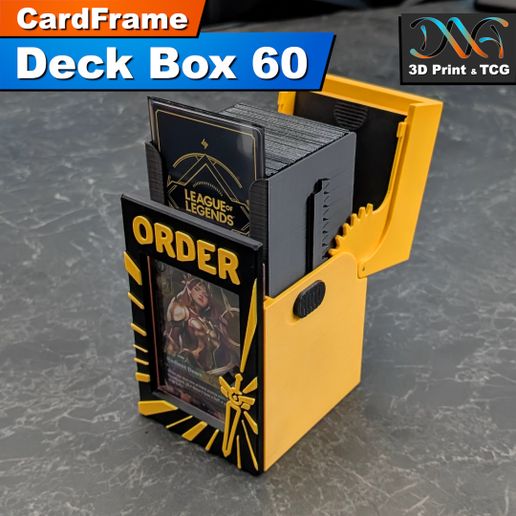 📦 CardFrame Deck Box 60 - Order Design | Pokémon, MTG, Riftbound!・ 3D ...