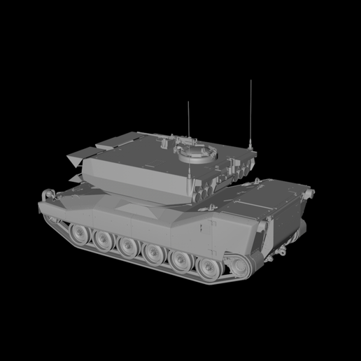 🗺️ Modelo 3D del lanzador de misiles antitanque LOSAT "Line of Sight ...
