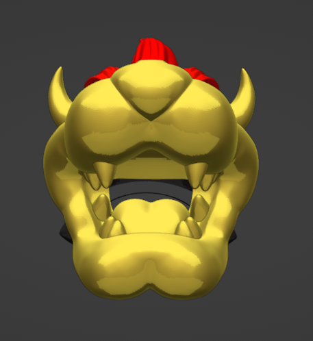 🐢 Bowser Head for Cosplays + Pepakura Body Files・ STL File for ・Cults