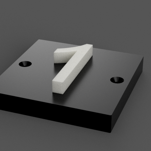 STL file Door Numbers 🚪 ・3D printer design to download・Cults