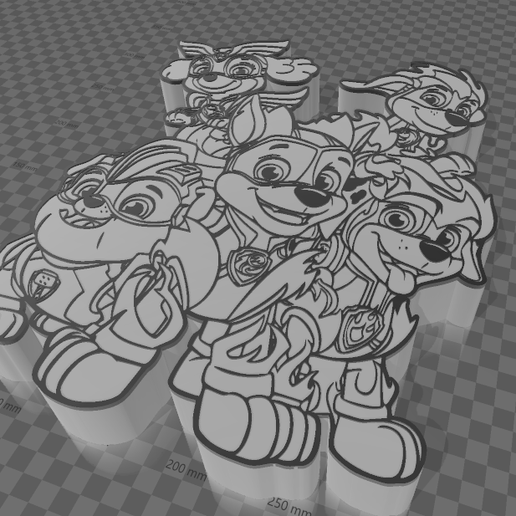 free mighty pups coloring pages