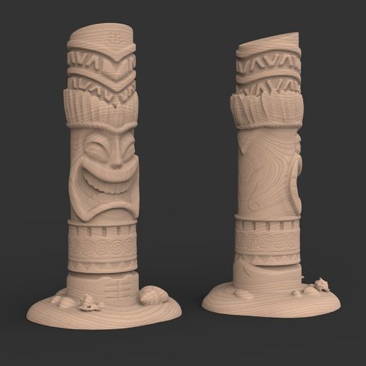 🗿 tiki・ STL File for ・Cults