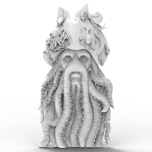 📁 3D Model STL File for CNC Router/Laser & 3D Printer Davy Jones・Free ...