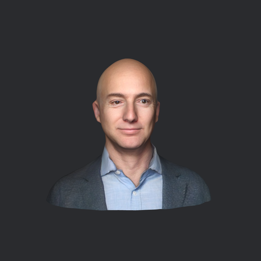 3D file Jeff Bezos-bust/head/face ready for 3d printing 👤 ・Template to ...