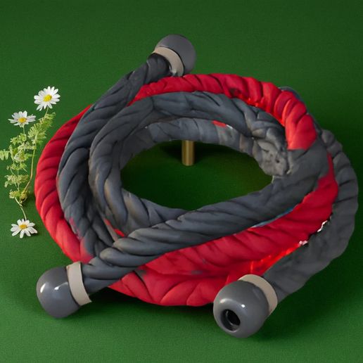 👾 Printable Battle Ropes 2 3D Model・ STL File for 3D printing・Cults