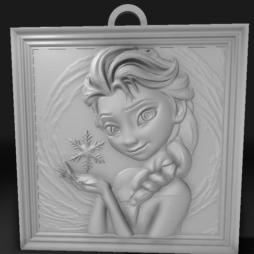 👾 Elsa - Frozen 1・ STL File for 3D printing・Cults