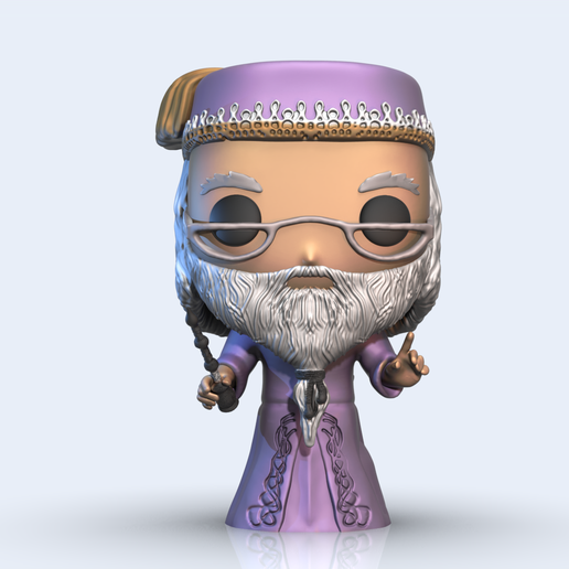 👾 ALBUS DUMBLEDORE (HARRY POTTER) FUNKO POP VERSION・ STL File for 3D printing・Cults