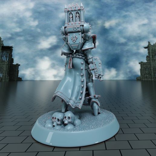 🔫 wargame Faith fighter・ 3D File for 3D printing・Cults