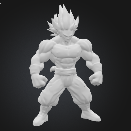 STL file Goku Monster SSJ 👹 ・3D printable model to download・Cults