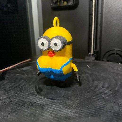 👹 Minion Chichon - Funny Keychain・ STL File for 3D printing・Cults