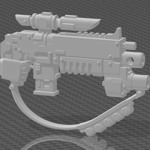 🎲 INTERCESSOR GUNNER - AUXILIARY GRANDE LAUNCHER・ 3D File for 3D ...