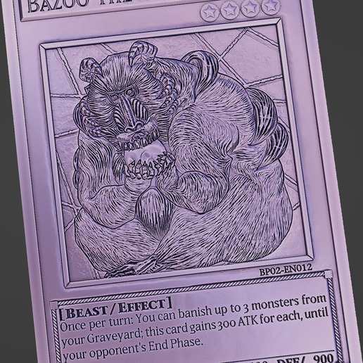 🎨 Bazoo the Soul-Eater - yu-gi-oh!・ STL File for 3D printing・Cults