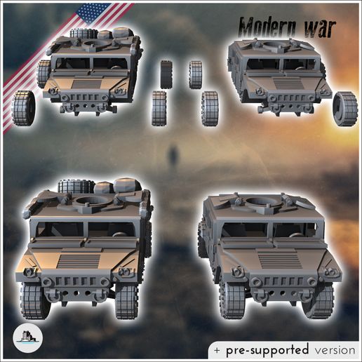 🥶 Humvee M998 High mobility multipurpose wheeled vehicle HMMWV all ...