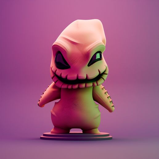 🎃 Oogie Boogie Chibi - Halloween Edition・ STL File for 3D printing・Cults