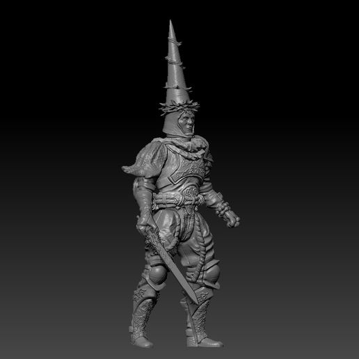 🎮 The Penitent One Vintage-Style Action Figure by Blasphemous for 3d ...