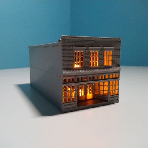 🏗️ N-Scale Building 'Abraham's Store' 1:160 Scale STL Files・ STL File ...