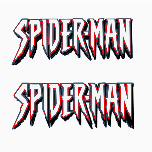 spiderman comic logo font