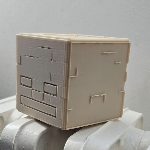 💀 Minecraft skeleton head・Free STL File for 3D printing・Cults