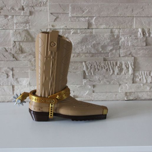 🤠 COWBOY & WESTERN BOOT & Flower Pot + Pencil Pot・ STL File for 3D ...