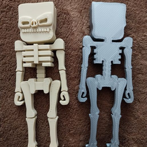 💀 Skeleton from Minecraft・ STL File for 3D printing・Cults