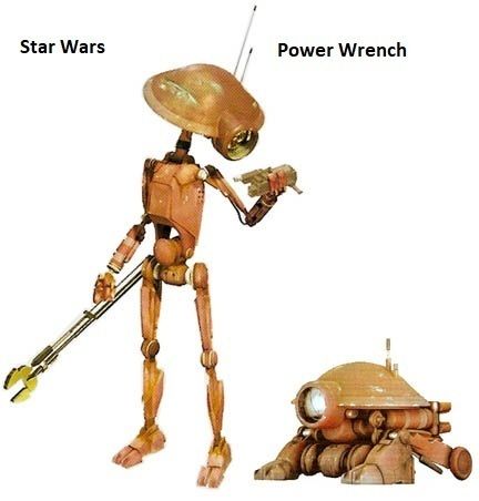 🤖 Pit Droid Power Wrench・Free 3D File for ・Cults