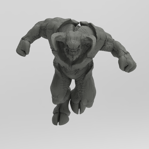 👹 Doom Monster Fixed Fan Art・ STL File for 3D printing・Cults