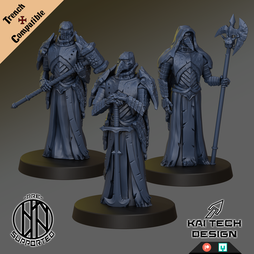 🎲 Plague Knight - Bundle, Trench Compatible, pestilence, army, crusade ...