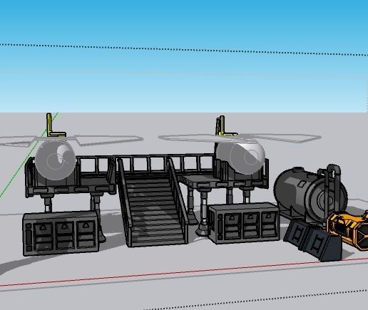 🛬 Scarif landing platform for Tie Striker・ 3D File for 3D printing・Cults